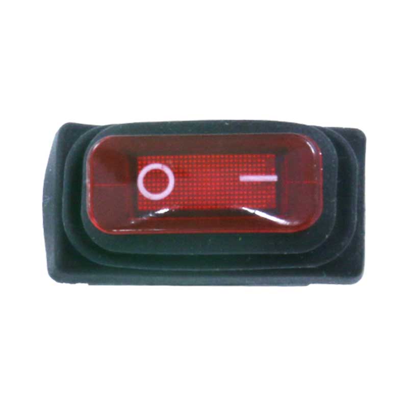 SPST Rocker Rectangle Switch 11x30mm with 220VAC Lamp 20A 125VAC or 15A ...