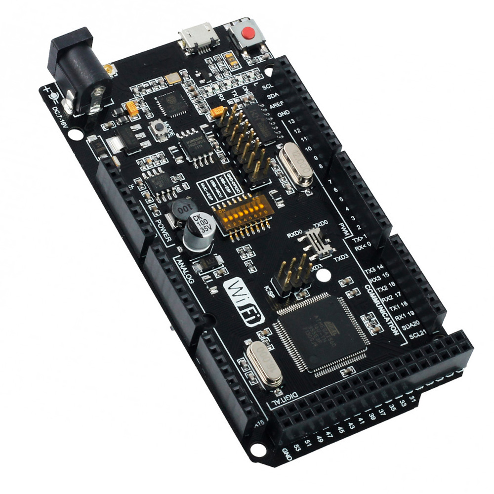 Arduino Mega R3 with WiFi ESP8266 - GRAVITECH THAI (THAILAND)