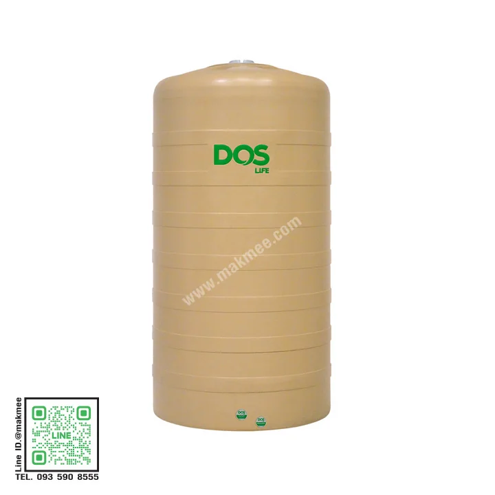ถังเก็บน้ำบนดิน PE 2000 ลิตร DOS รุ่น PORCIO 2000CR - บริษัท มากมีดี จำกัด