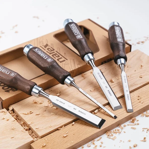 ชุดสิ่วงานไม้ 4 ด้าม Narex Profi Bench Chisel Set