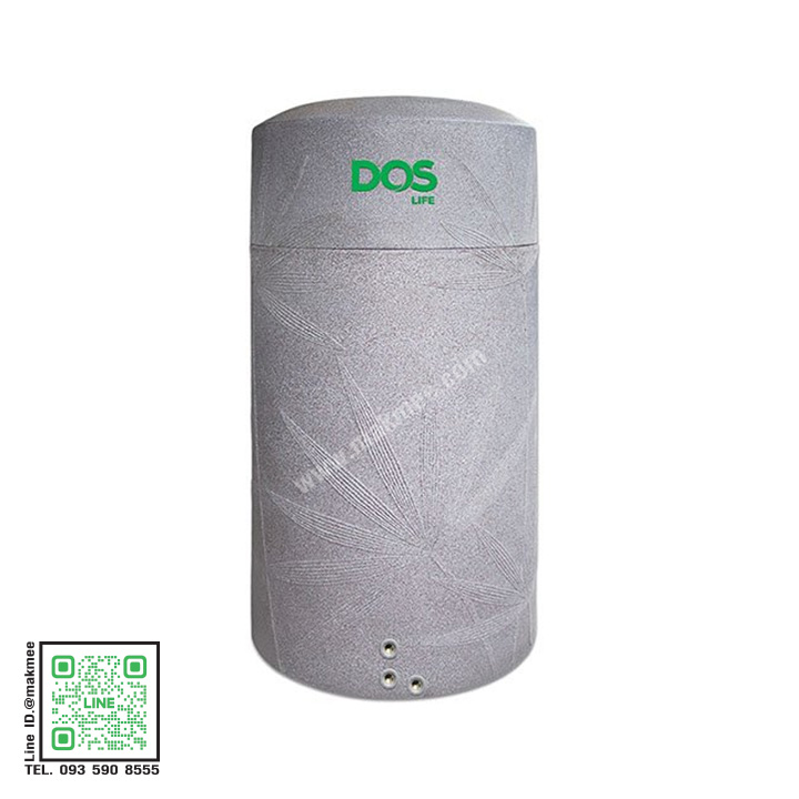 ถังเก็บน้ำบนดิน PE 1500 ลิตร DOS รุ่น NATURA NANO 1500GY - บริษัท มากมีดี จำกัด