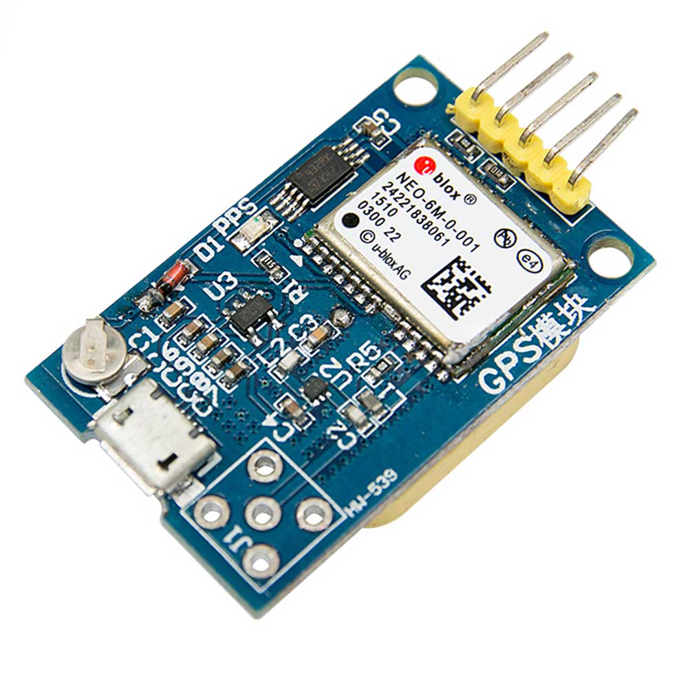 ublox NEO-6M GPS Module with Antenna - HW-539 - GRAVITECH THAI (THAILAND)