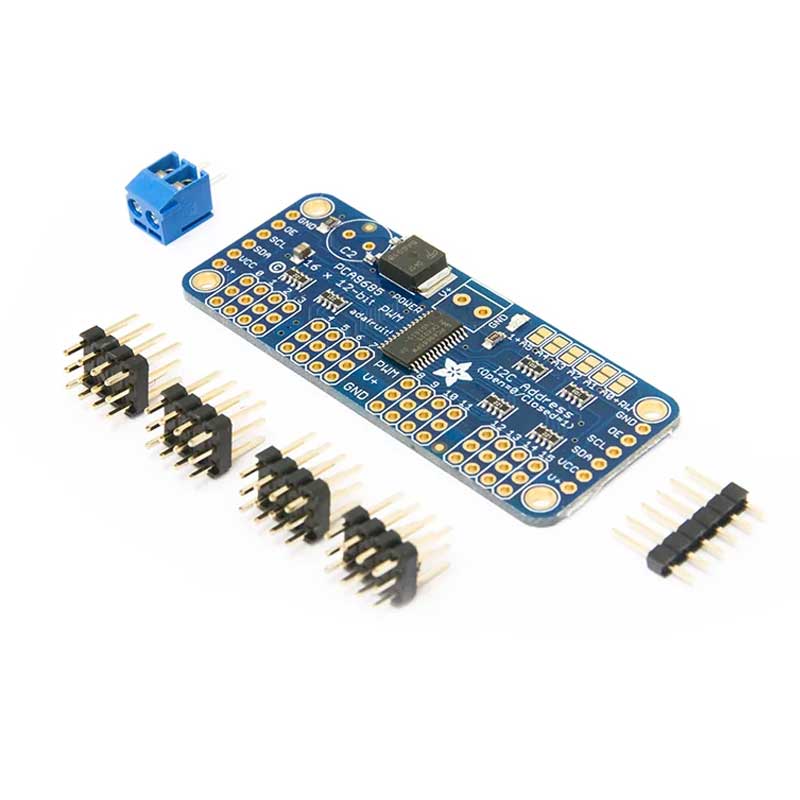 ADAFRUIT 16-CHANNEL 12-BIT PWM/SERVO SHIELD - I2C INTERFACE - GRAVITECH THAI (THAILAND)