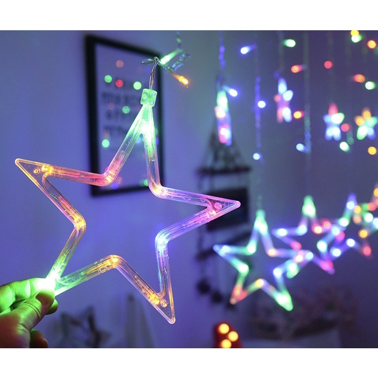 ไฟLED ม่านดาว ไฟประดับ ไฟปีใหม่ LED ไฟตกแต่ง ไฟดาว ไฟตกแต่งห้อง ไฟ ...